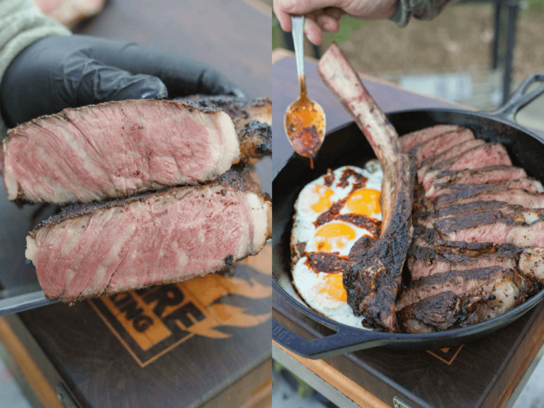Triple Seared Steak - Over The Fire Cooking