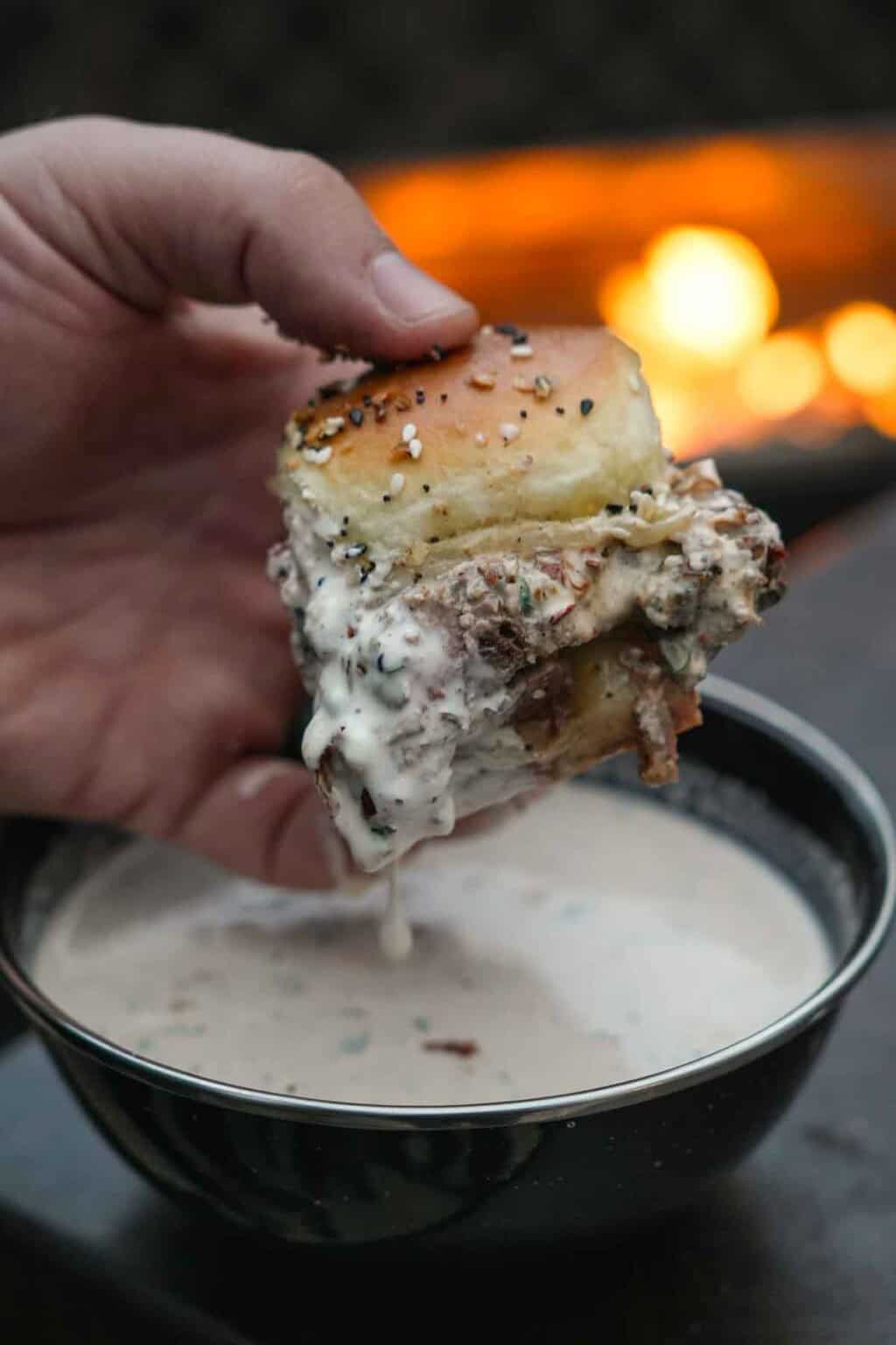 Hot Honey Steak Sliders - Over The Fire Cooking
