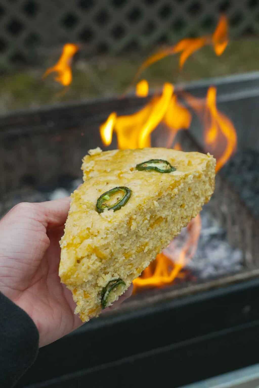 Jalapeño Cornbread - Over The Fire Cooking