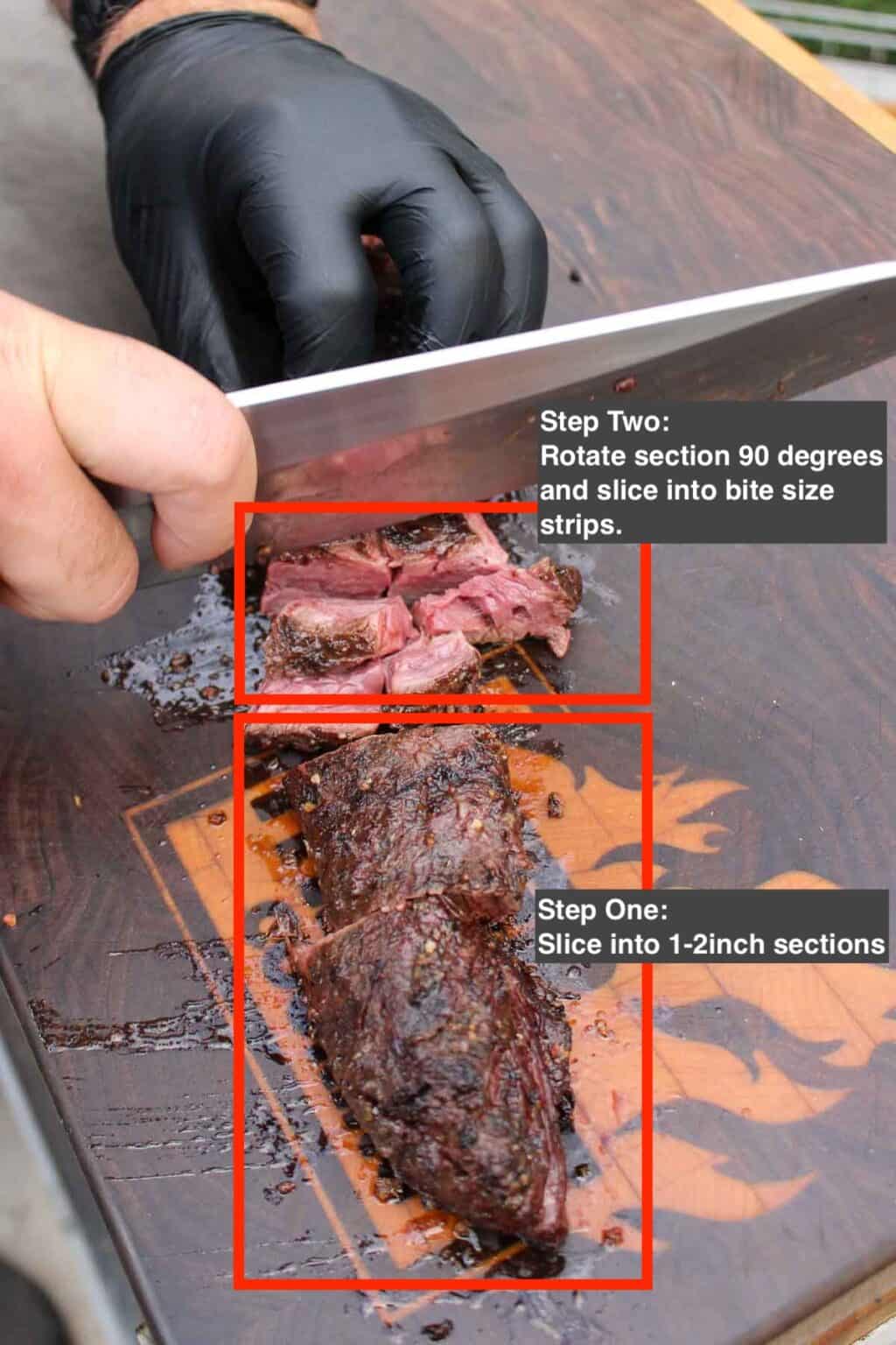How to Slice Steak - Over The Fire Cooking