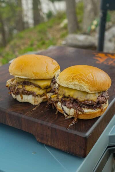 Wagyu Smash Burger - Over The Fire Cooking
