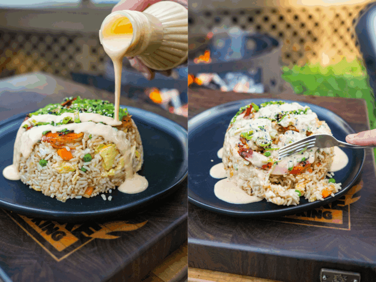 Shrimp Fried Rice - Over The Fire Cooking