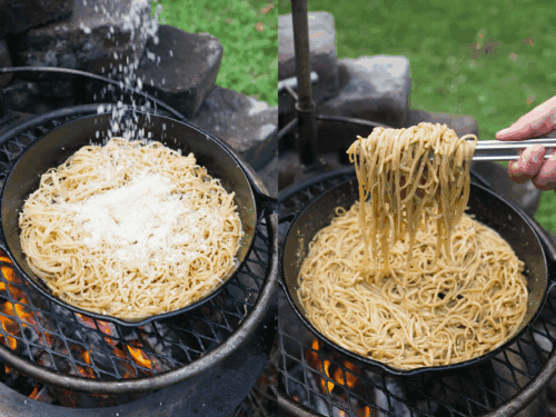 Seafood Scampi - Over The Fire Cooking