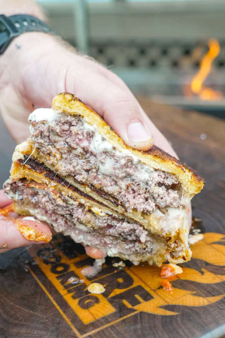 Pizza Smashburger - Over The Fire Cooking