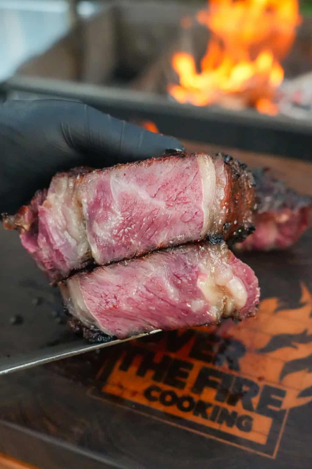 Honey Cured Steak - Over The Fire Cooking