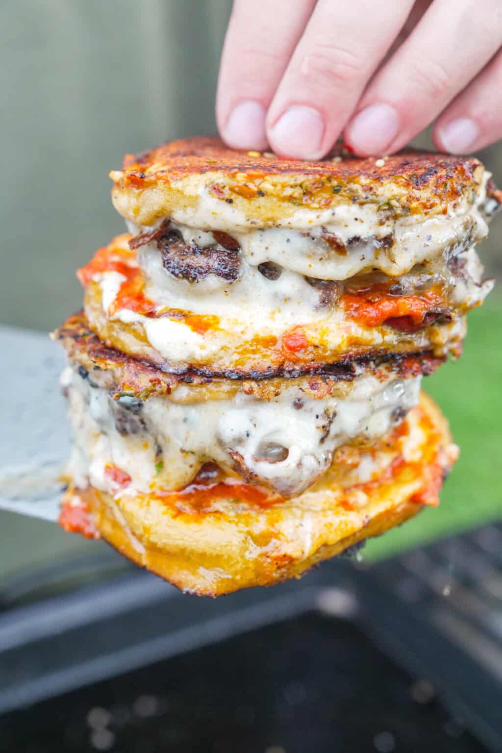 Pizza Smashburger - Over The Fire Cooking