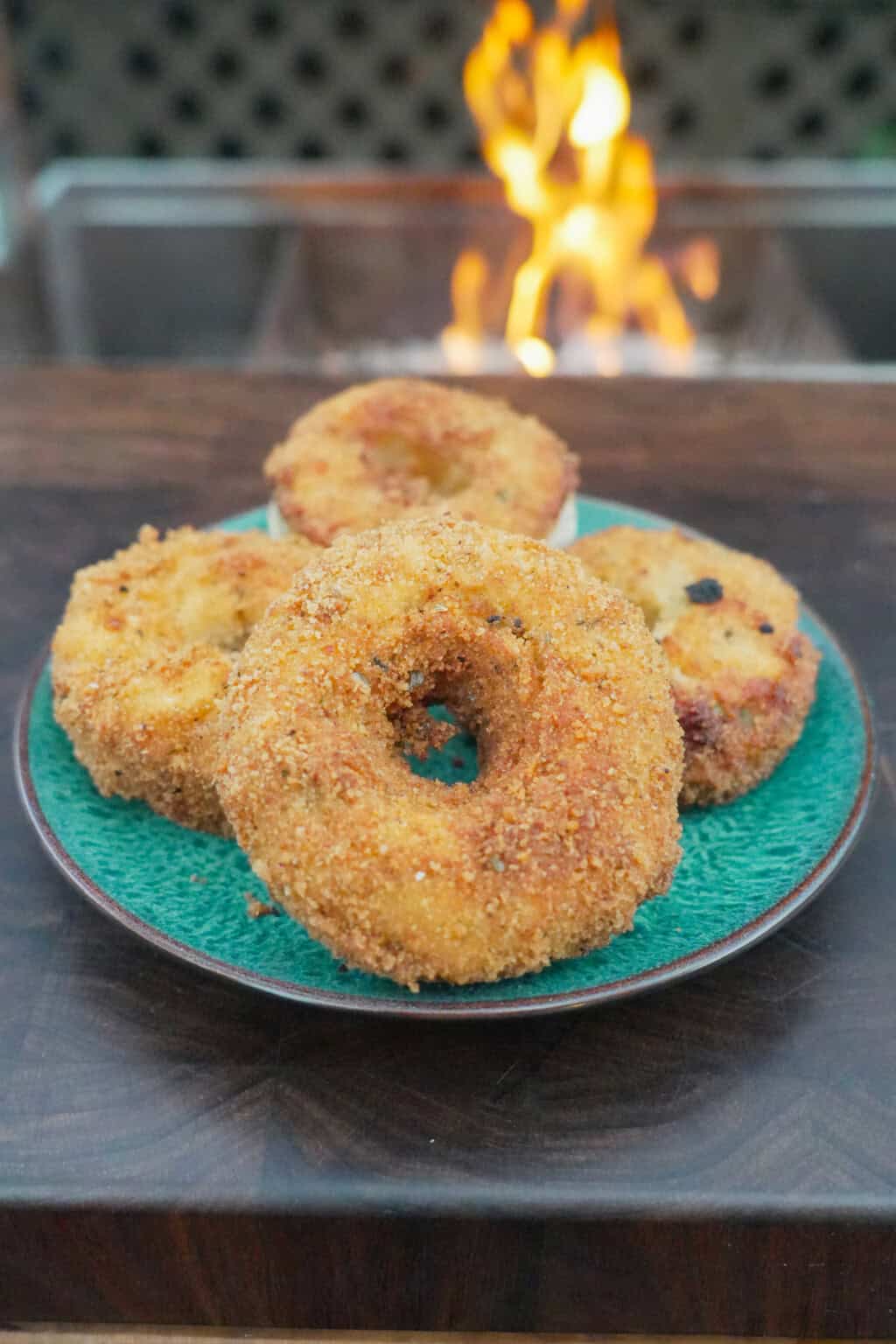 Thanksgiving Onion Ring - Over The Fire Cooking
