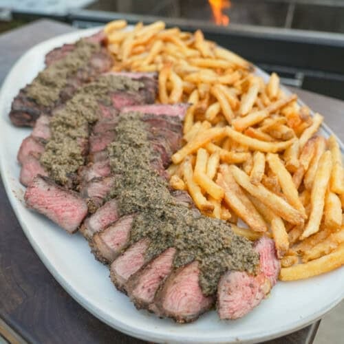 French Steak Frites - Over The Fire Cooking